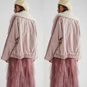 Free People | Jackets & Coats | Free People Lolo Denim Jacket In Pale ...